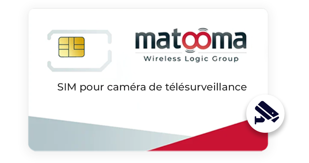 Carte SIM IoT pour caméra de télésurveillence